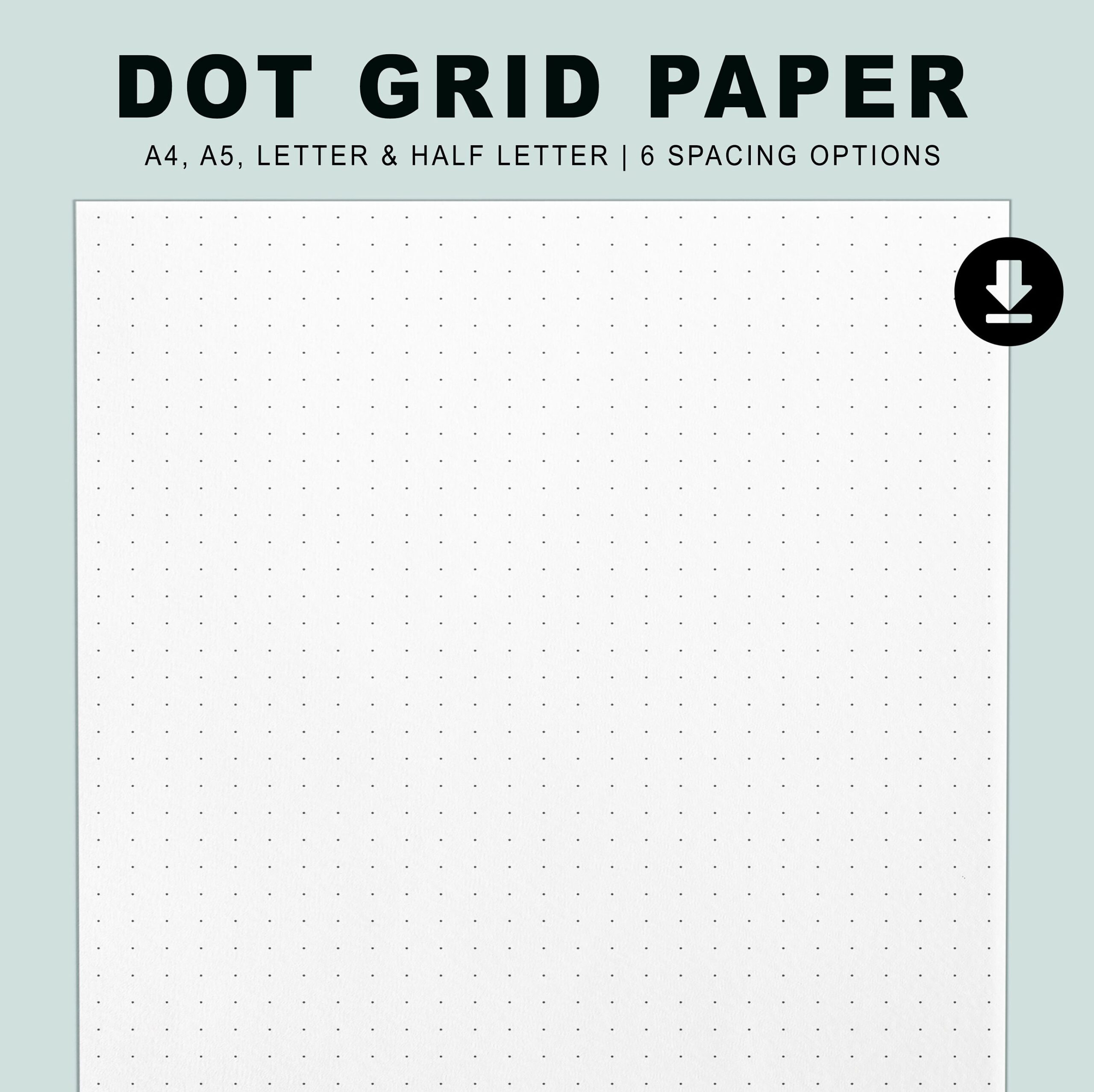 Printable Dot Grid Paper - Mom Printable