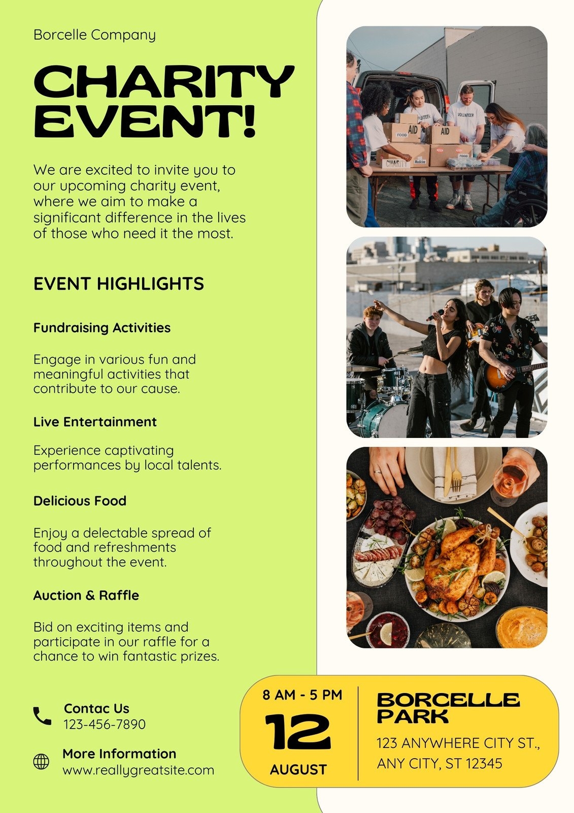 Free Printable Fundraiser Flyer Templates - Mom Printable