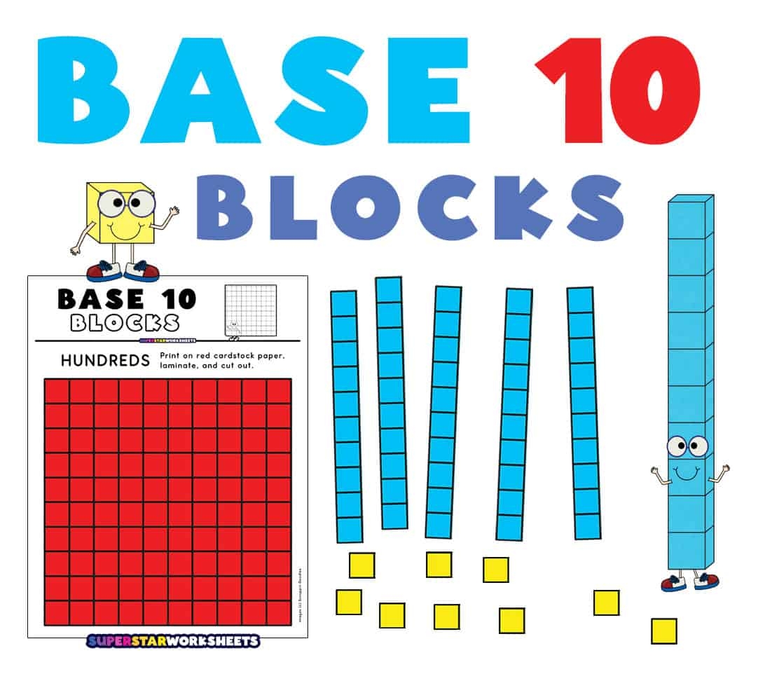 Base Ten Blocks Printable - Mom Printable